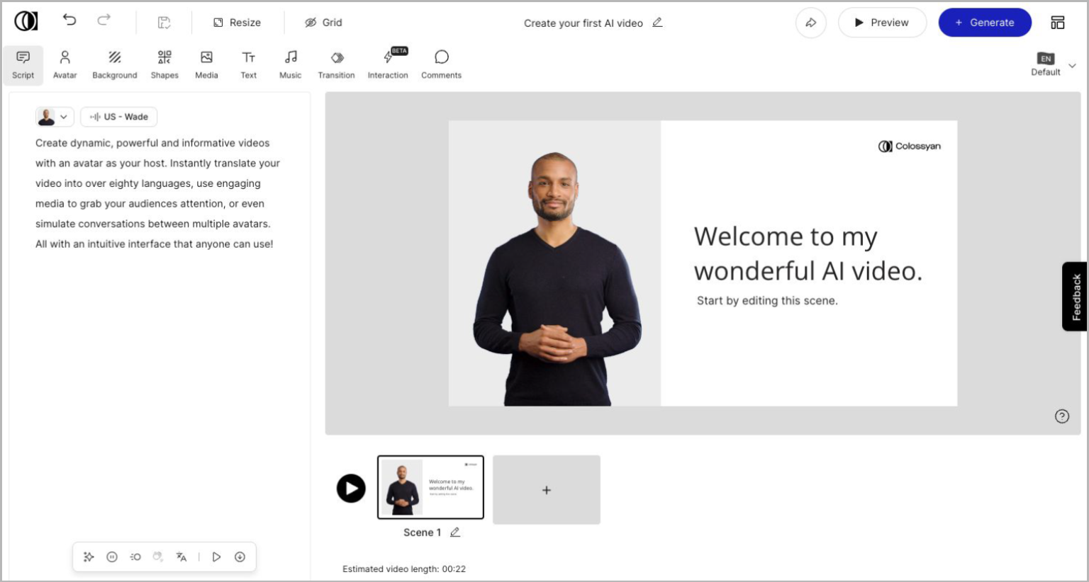 Colossyan AI Video Maker | Fast, Engaging & Professional Videos